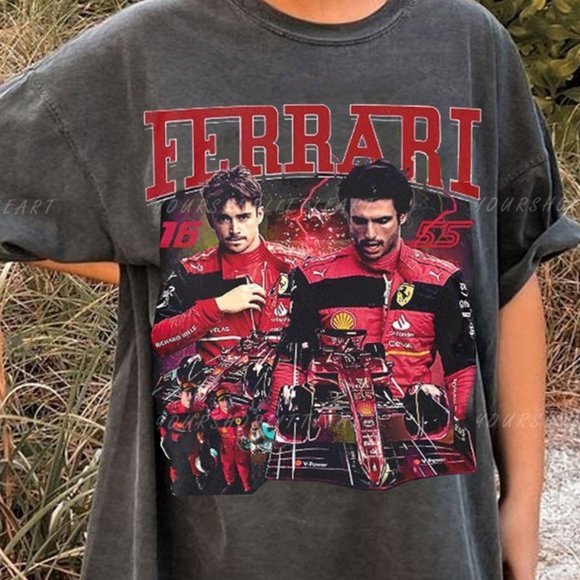 Gildan | Shirts | Charles Leclerc 9s Vintage Racing Tshirt Bootleg ...